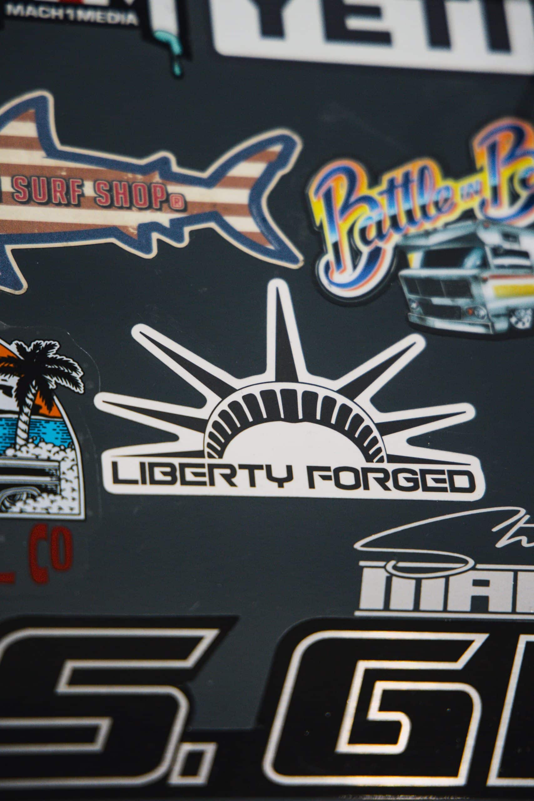4" Toolbox Sticker-Black » Liberty Forged