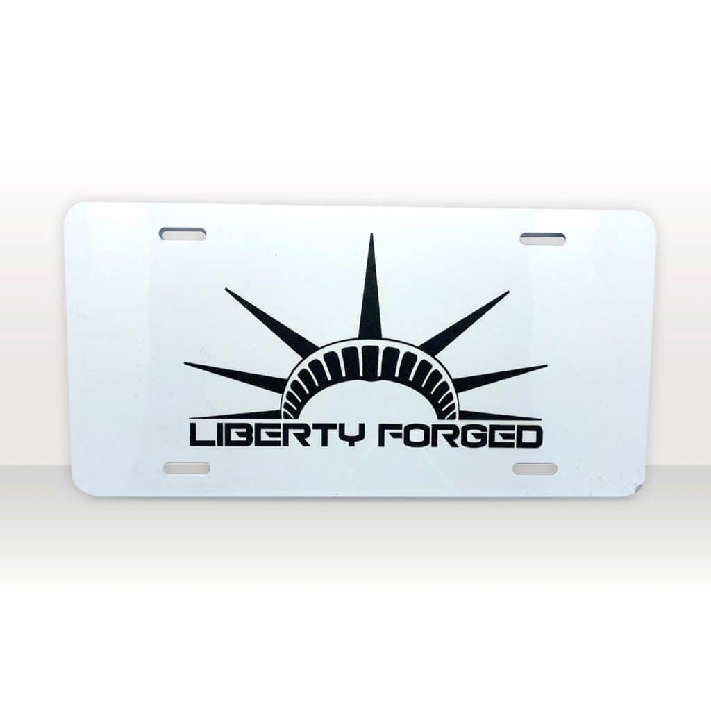 License Plate - Black » Liberty Forged