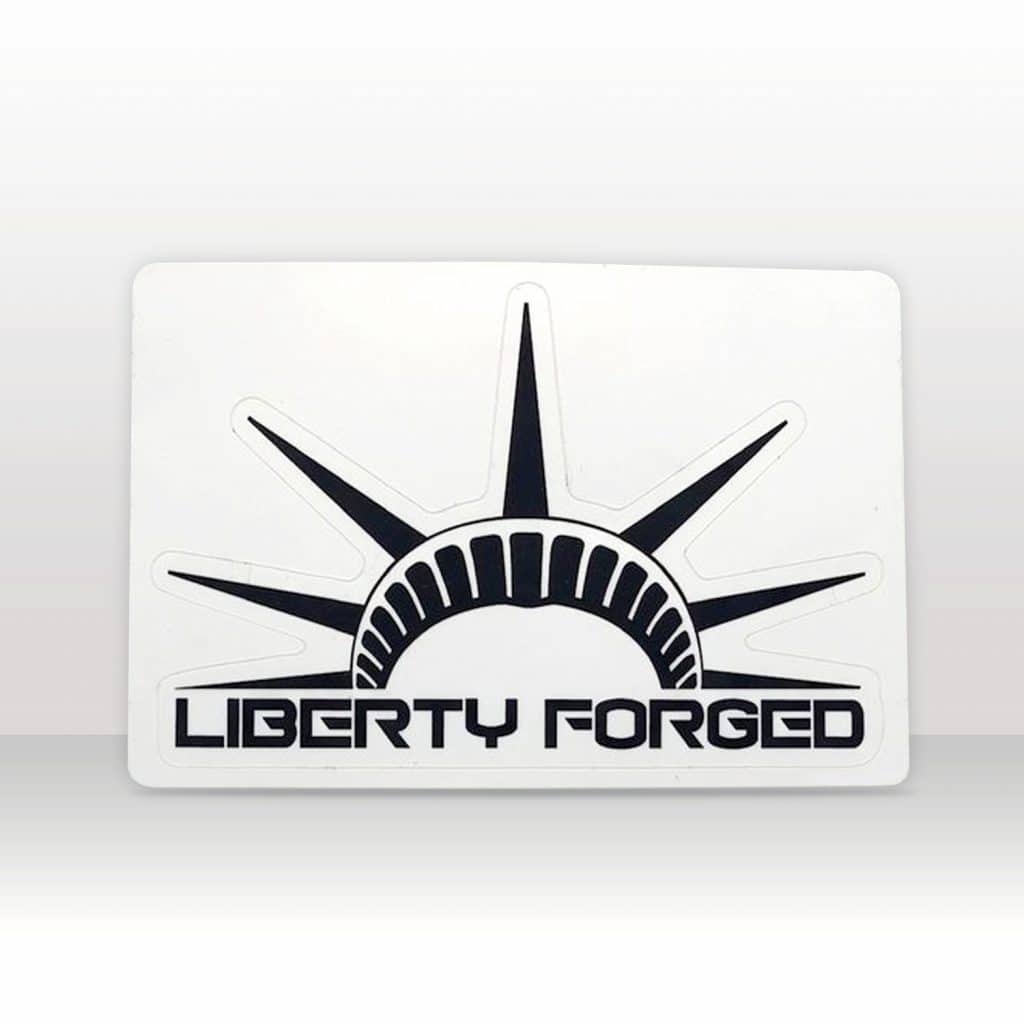 Sticker - Black » Liberty Forged