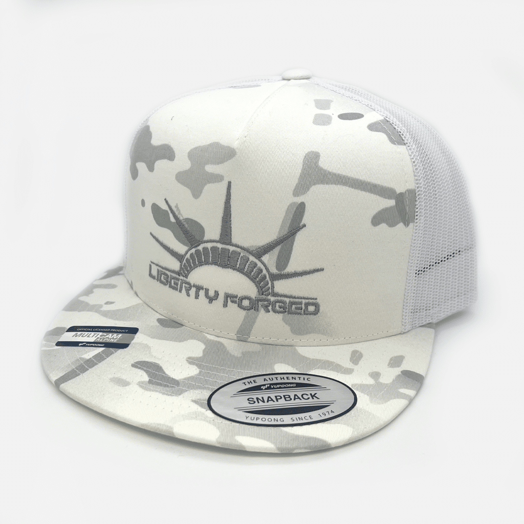 Snow Camo with Silver Logo » Liberty Forged